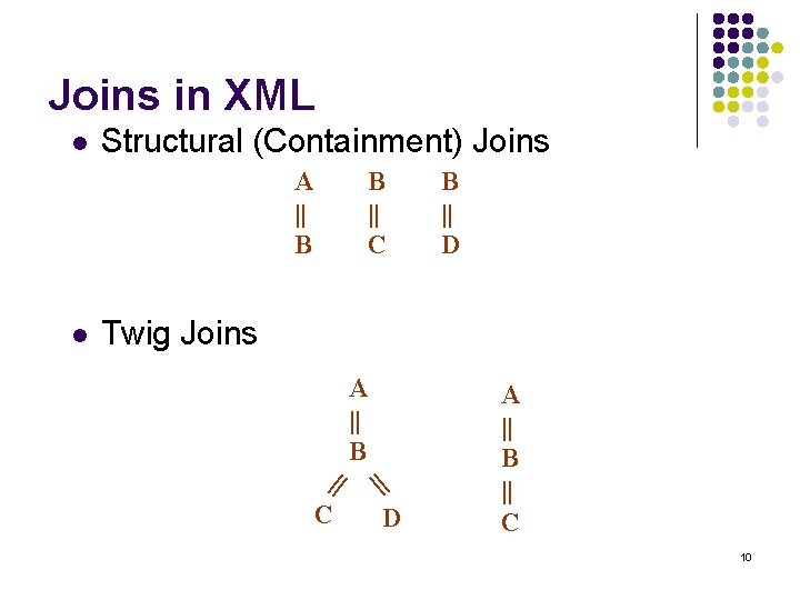 Virtual Cursors for XML Joins Beverly Yang Stanford