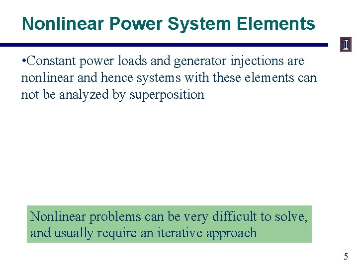 ECE 476 Power System Analysis Lecture 11 Ybus