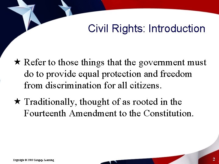 Chapter 5 Civil Rights Civil Rights Introduction Refer