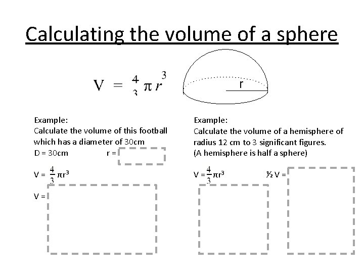 Calculating the volume of a solid Sphere cone