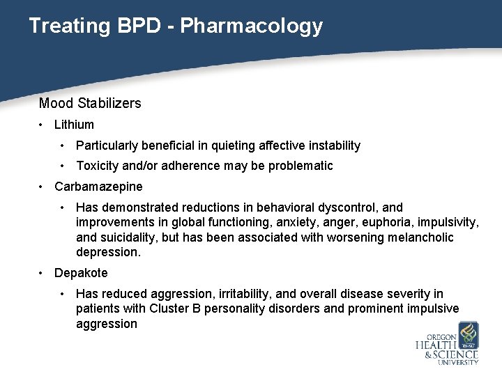 Treating Borderline Personality Disorder in the Primary Care