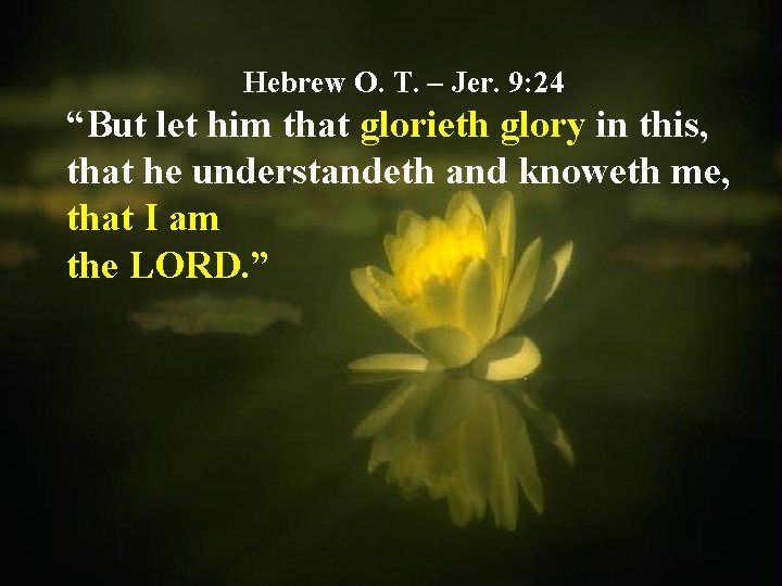 PRINCIPLES OF BIBLICAL QUOTATIONS AND PROPHECIES Three Types