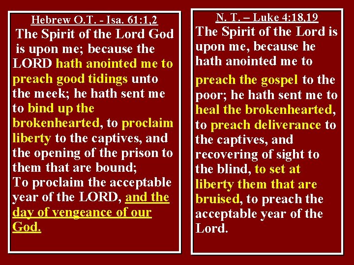 PRINCIPLES OF BIBLICAL QUOTATIONS AND PROPHECIES Three Types