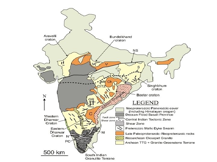 Precambrian Geology of Peninsular India AravalliBundelkhand Cratons ...
