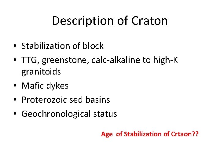 Precambrian Geology of Peninsular India AravalliBundelkhand Cratons ...