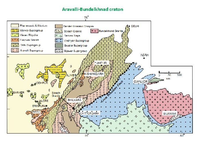 Precambrian Geology of Peninsular India AravalliBundelkhand Cratons ...