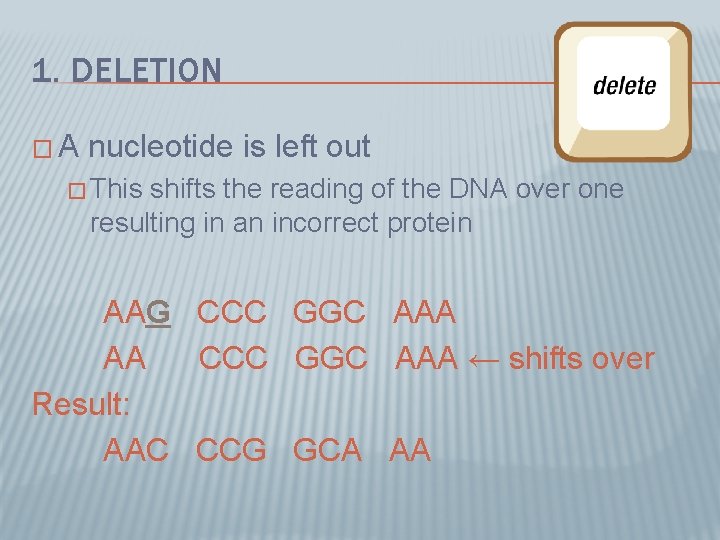 MUTATIONS Biology 12 JOKE OF THE DAY WHAT