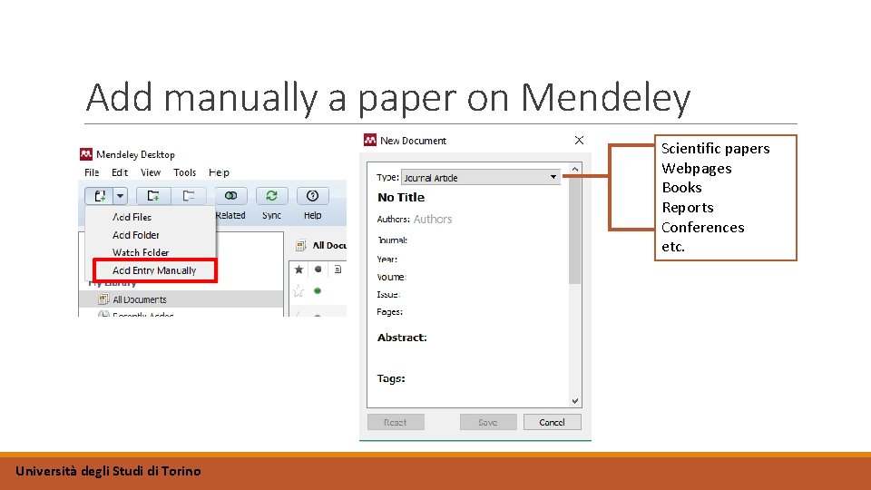HOW TO use MENDELEY DR ELISA ANEDDA ELISA