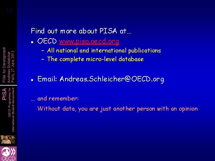 OECD Programme for International Student Assessment PISA for