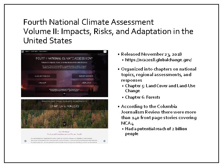 CARBON ESTIMATION AND REPORTING 2018 Northern Research Station