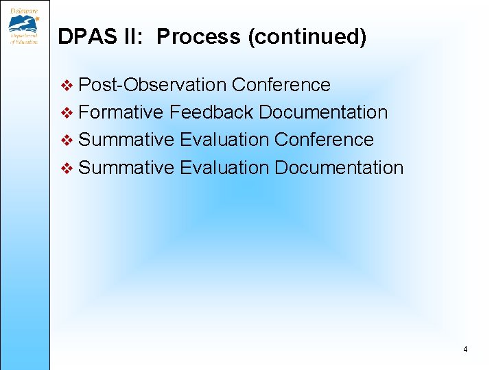 The Delaware Performance Appraisal System II for Specialists