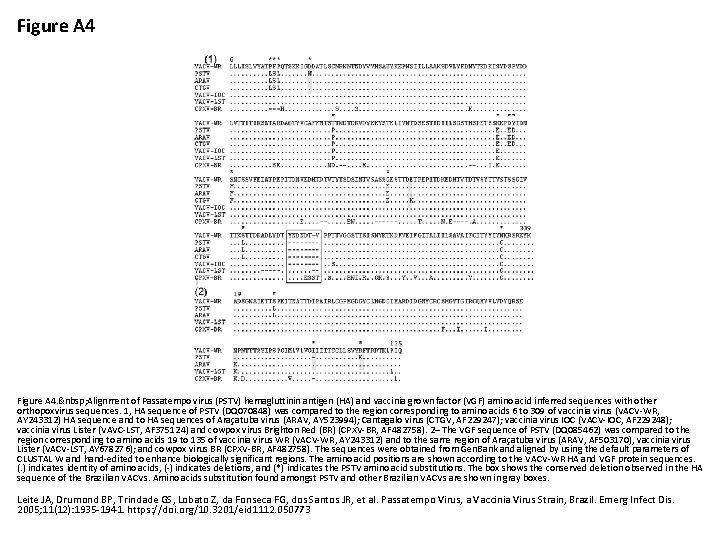 Figure A 4 nbsp Alignment of Passatempo virus