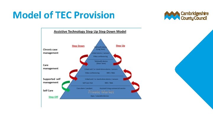 Model of TEC Provision Reaching the population scaling