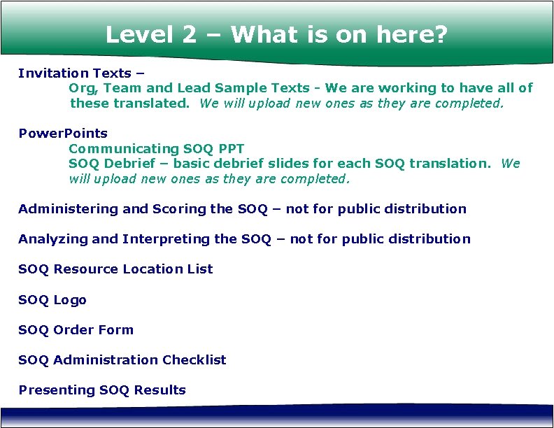 Whats New with SOQ PART 1 Please be