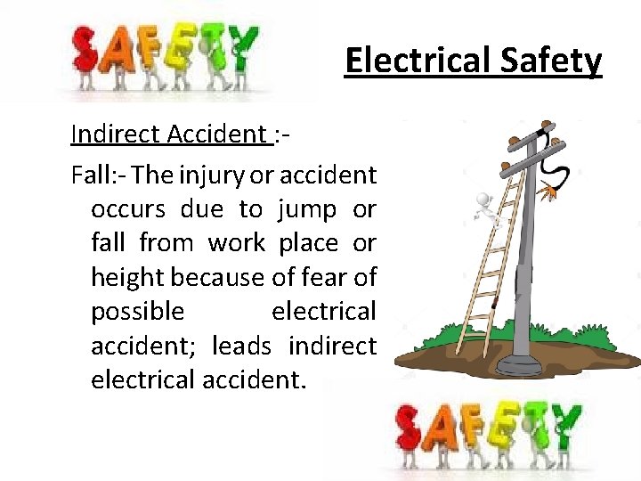 Month April Topic Basic Electrical Safety Class VII