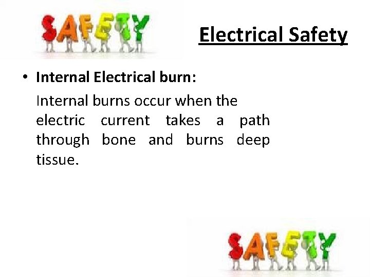 Month April Topic Basic Electrical Safety Class VII