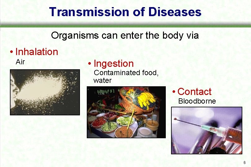 BLOODBORNE PATHOGEN TRAINING OKLAHOMA STATE UNIVERSITY CENTER FOR