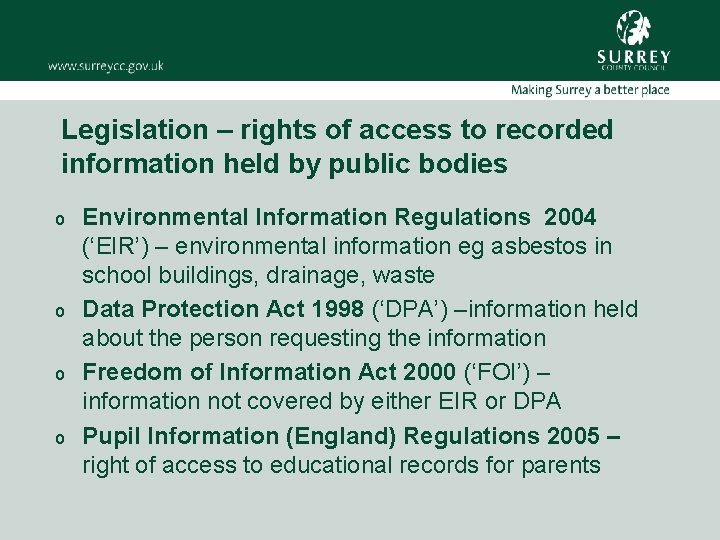 Public rights of access to information Grisilda Ponniah