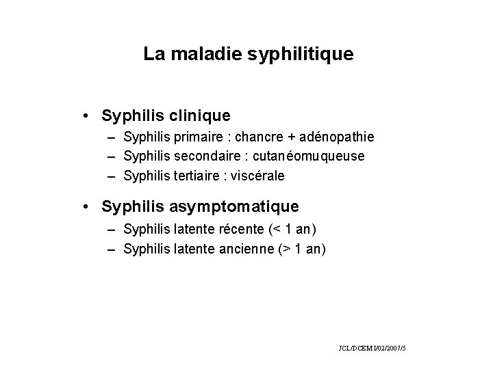 Infections sexuellement transmissibles bactriennes et Sant Publique ...