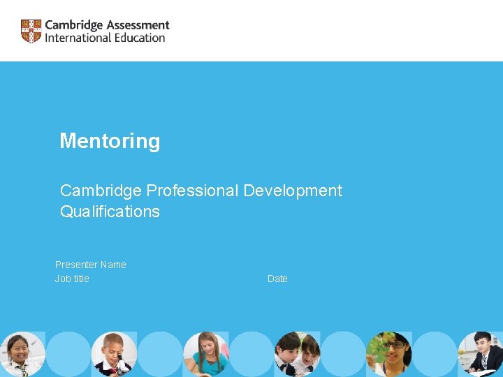 Mentoring Cambridge Professional Development Qualifications Presenter ...