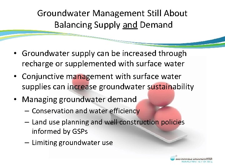 Reference California Water Foundation Sustainable Groundwater ...