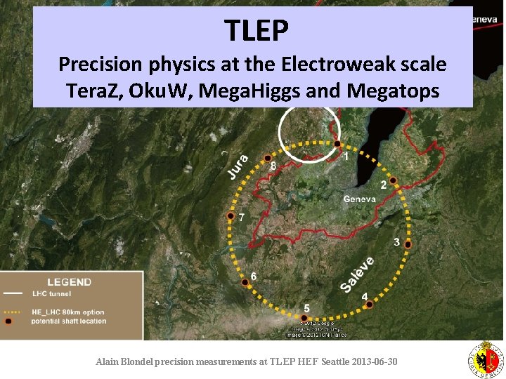 TLEP Precision physics at the Electroweak scale Tera