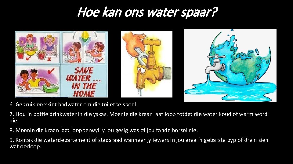 PSW Graad 5 Water is n belangrike basiese