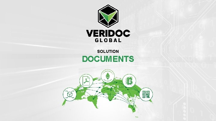 SOLUTION DOCUMENTS OUR AIM IS A world without