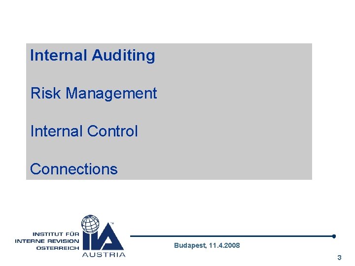 The Connection between Risk Management and Internal Control