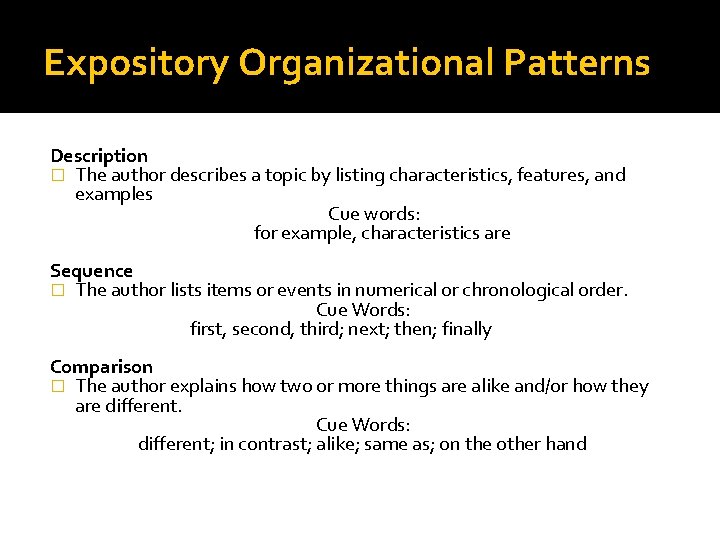 Lake Cormorant Middle School Expository Writing Introduction Lets