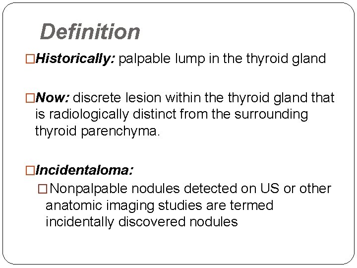 Clinical Approach to Thyroid Nodule Mahtab Niroomand M