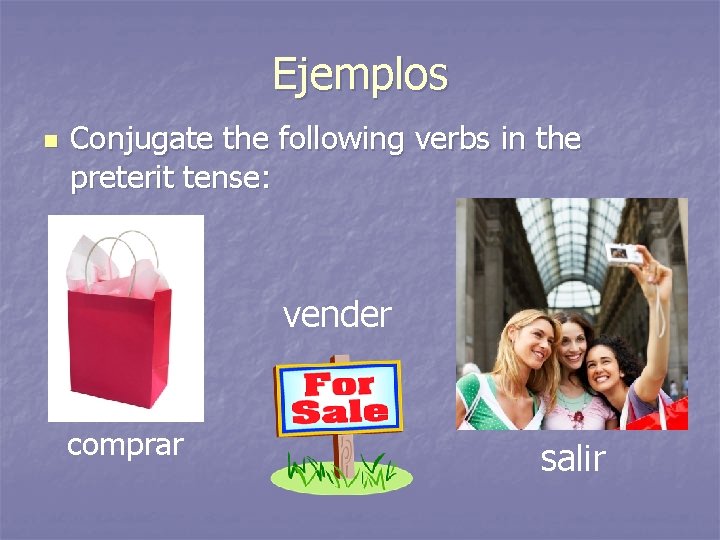 Los regulares del pretrito Descubre 1 Leccin 6