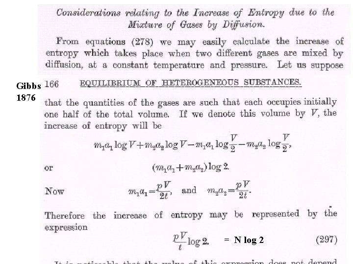 Explanation of the Gibbs Paradox within the Framework