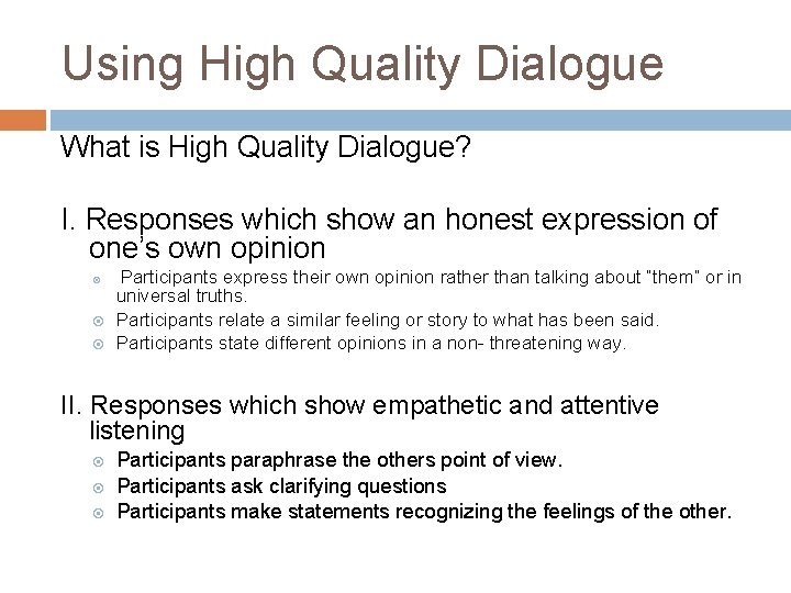 BUILDING A CULTURE OF PEACE THROUGH ONLINE DIALOGUE