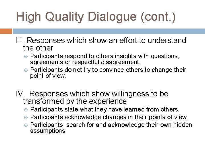 BUILDING A CULTURE OF PEACE THROUGH ONLINE DIALOGUE