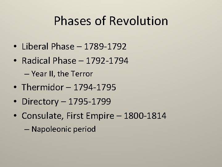 The French Revolution It was the best of