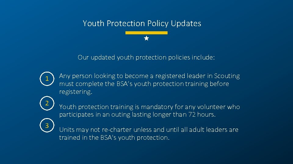 The Boy Scouts of America Updated Youth Protection