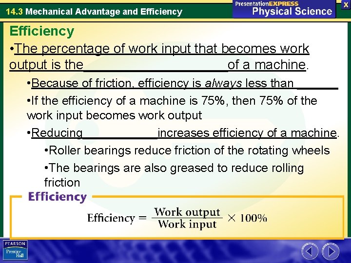 14 3 Mechanical Advantage and Efficiency Mechanical Advantage