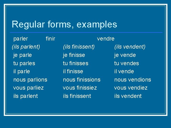 The Subjunctive Mood saying what you want someone
