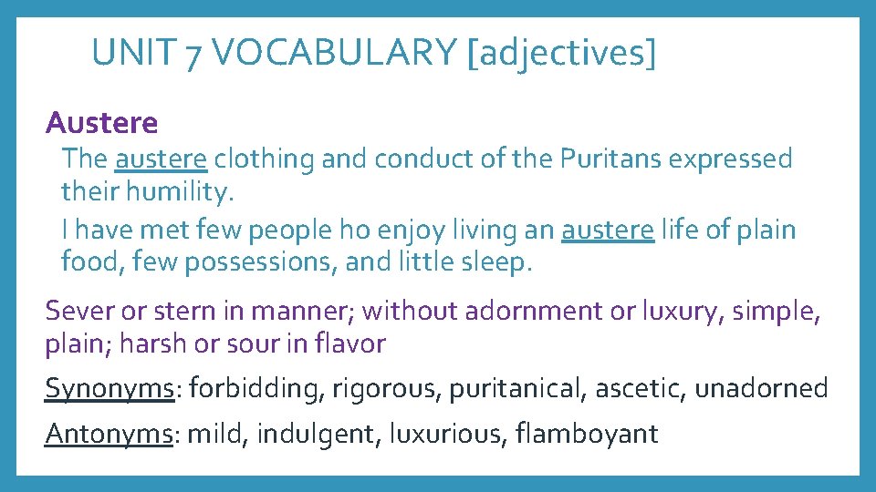 WELCOME BACK TODAY Take it easywith vocabulary Yessss