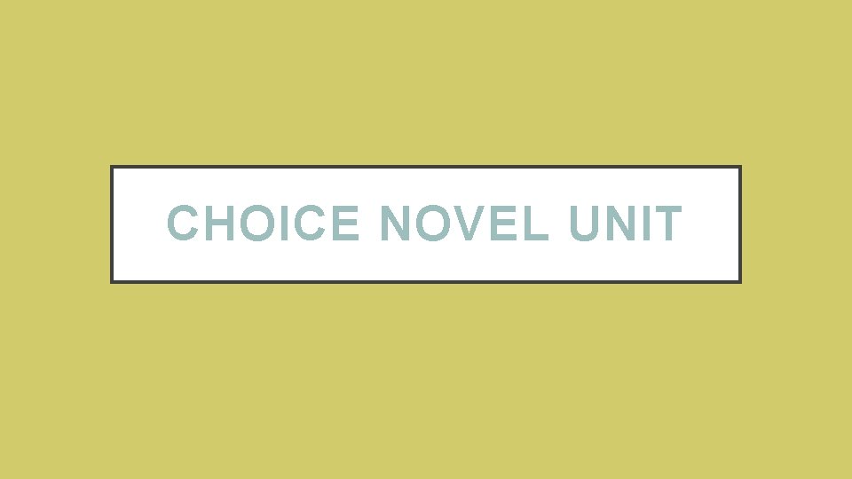 CHOICE NOVEL UNIT HUCK FINN THE AWAKENING Both