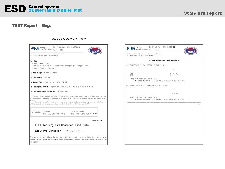 ESD Control system 3 Layer table Cushion Mat