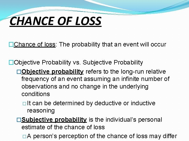 SHIPPING RISK MANAGEMENT CHP 01 Fundamentals Terminologies of