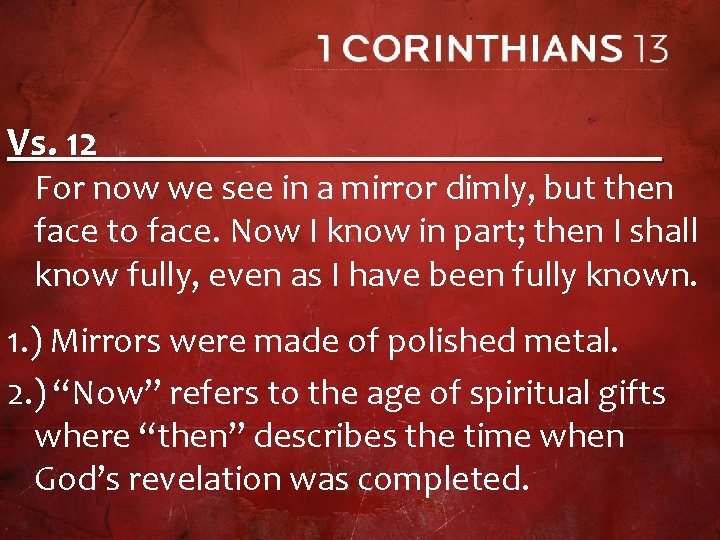 DO MIRACLES STILL EXIST QUICK OVERVIEW CHAPTER 12