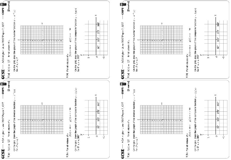 NonLinear Graphs Plotting Higher GCSE Questions AQA These