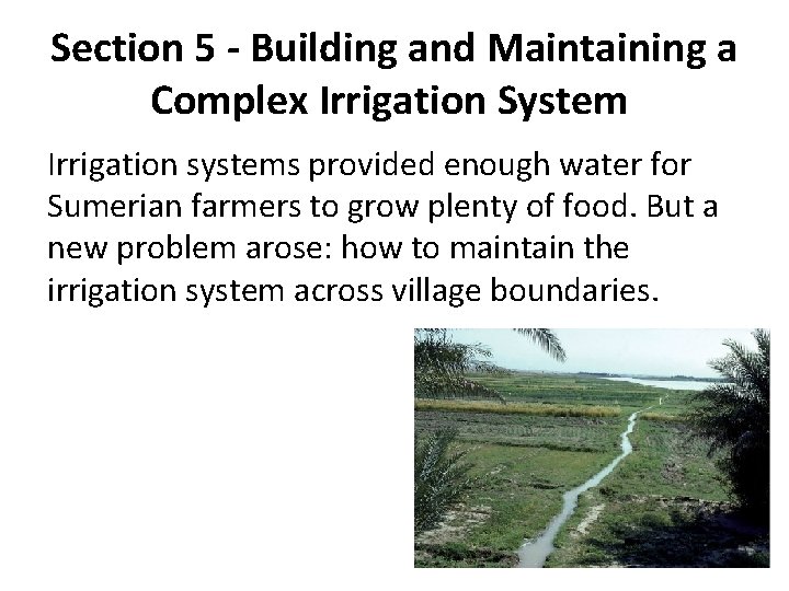 Problem C Building Maintaining a Complex Irrigation System