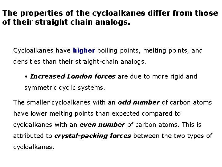 CHAPTER 4 Cyclic Alkanes 1 4 1 Names