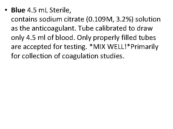 Different Methods of Blood Sample Collection FBS PPBS