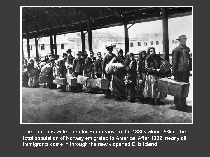 IMMIGRATION 1880 1930 By the 1880s steam power