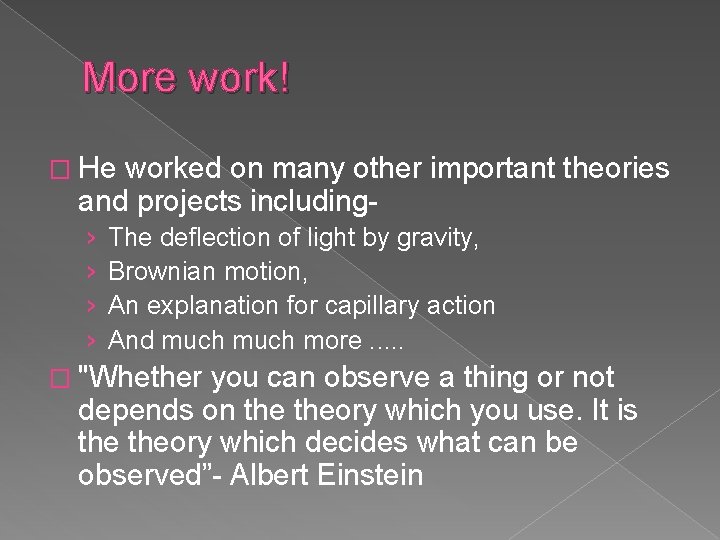 Famous Scientist Presentation Cindy Smith My Scientist Albert